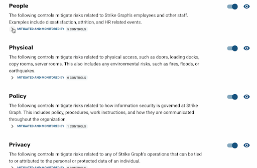 Satisfy security demands now with Strike Graph’s security overview