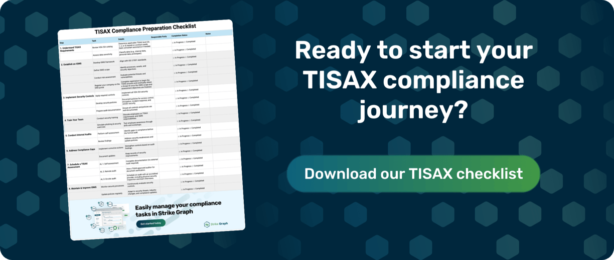 Everything you need to know about TISAX levels